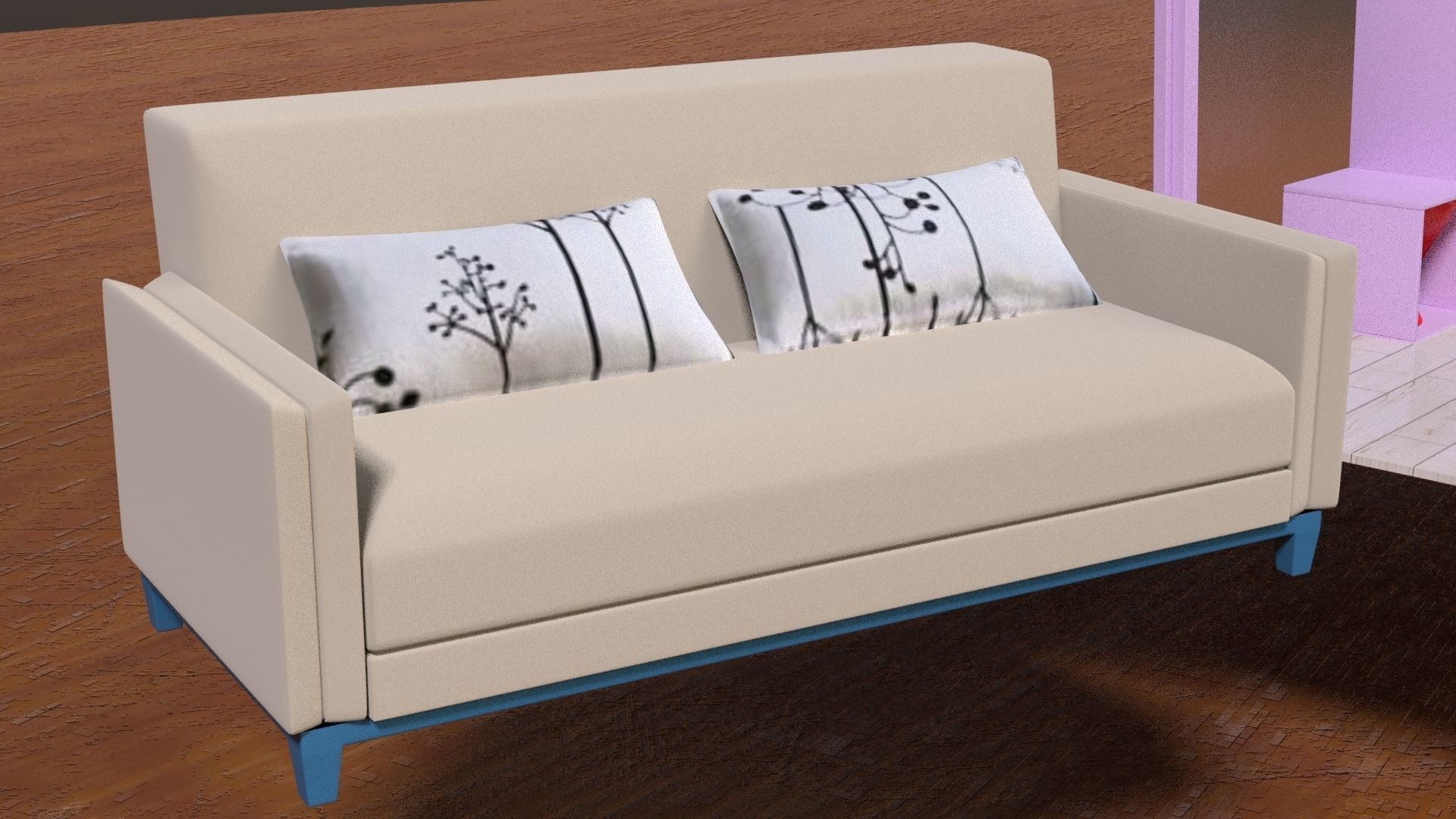 Cartoon fur set 3D model | CGTrader