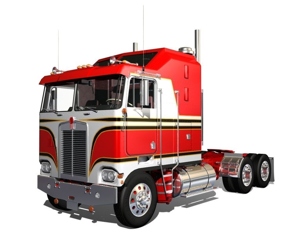 K100c Semi Truck 3D model | CGTrader