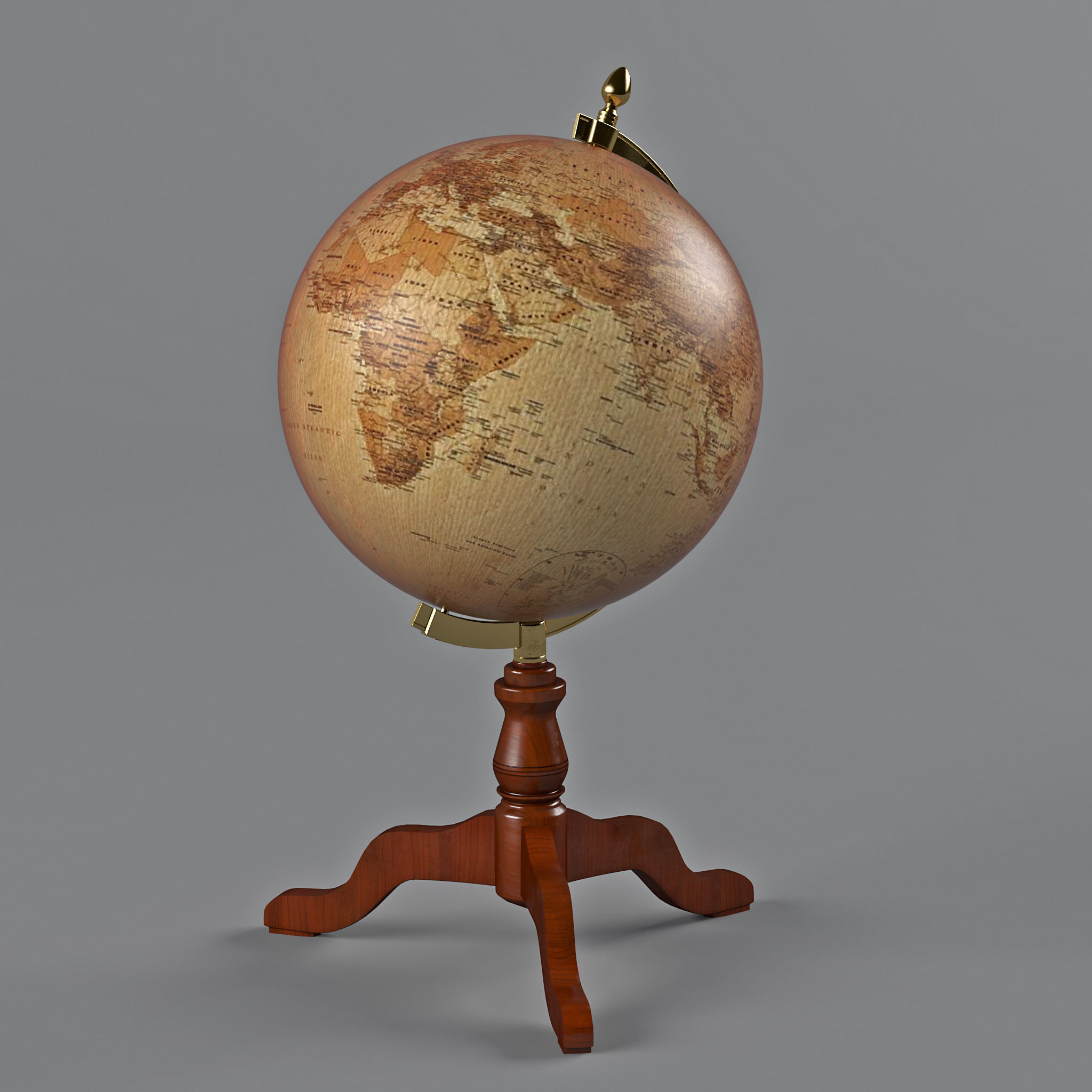 desktop globe 3D model | CGTrader