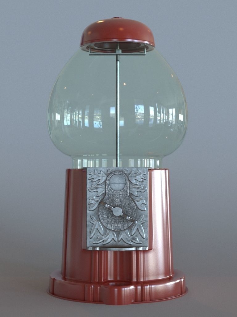 Gumball machine 3D model | CGTrader