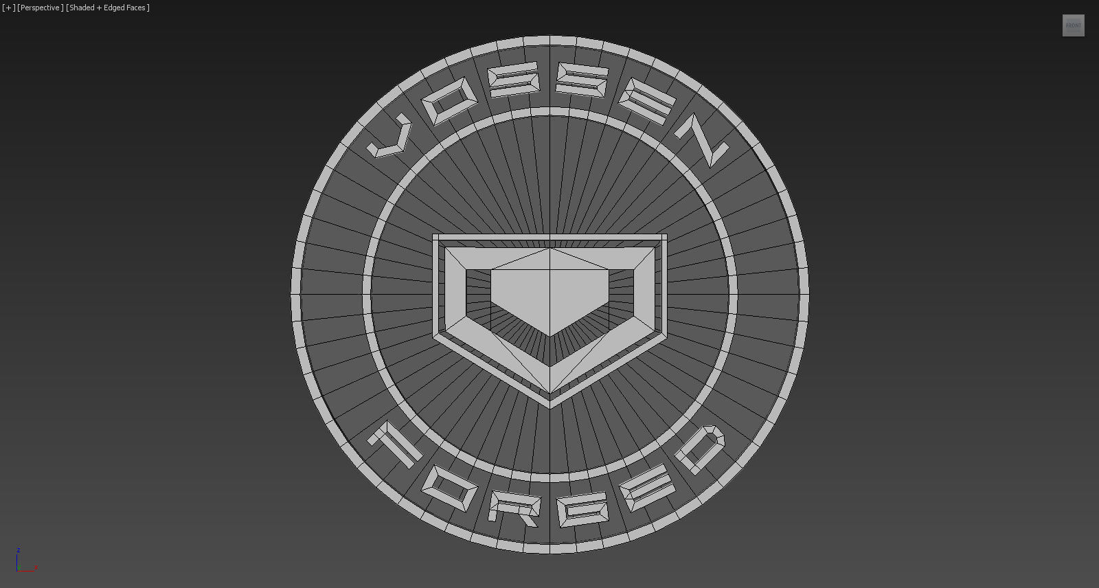 Free Vossen logo free VR / AR / low-poly 3D model | CGTrader