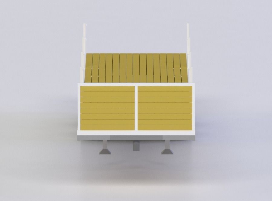 3D model TRAILER SET 2 3D MODEL VR / AR / low-poly | CGTrader