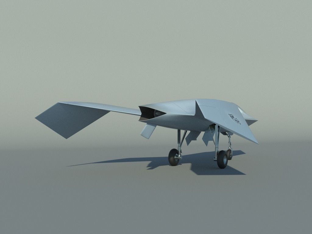 Bird of Prey plane USA 2002 free 3D model | CGTrader