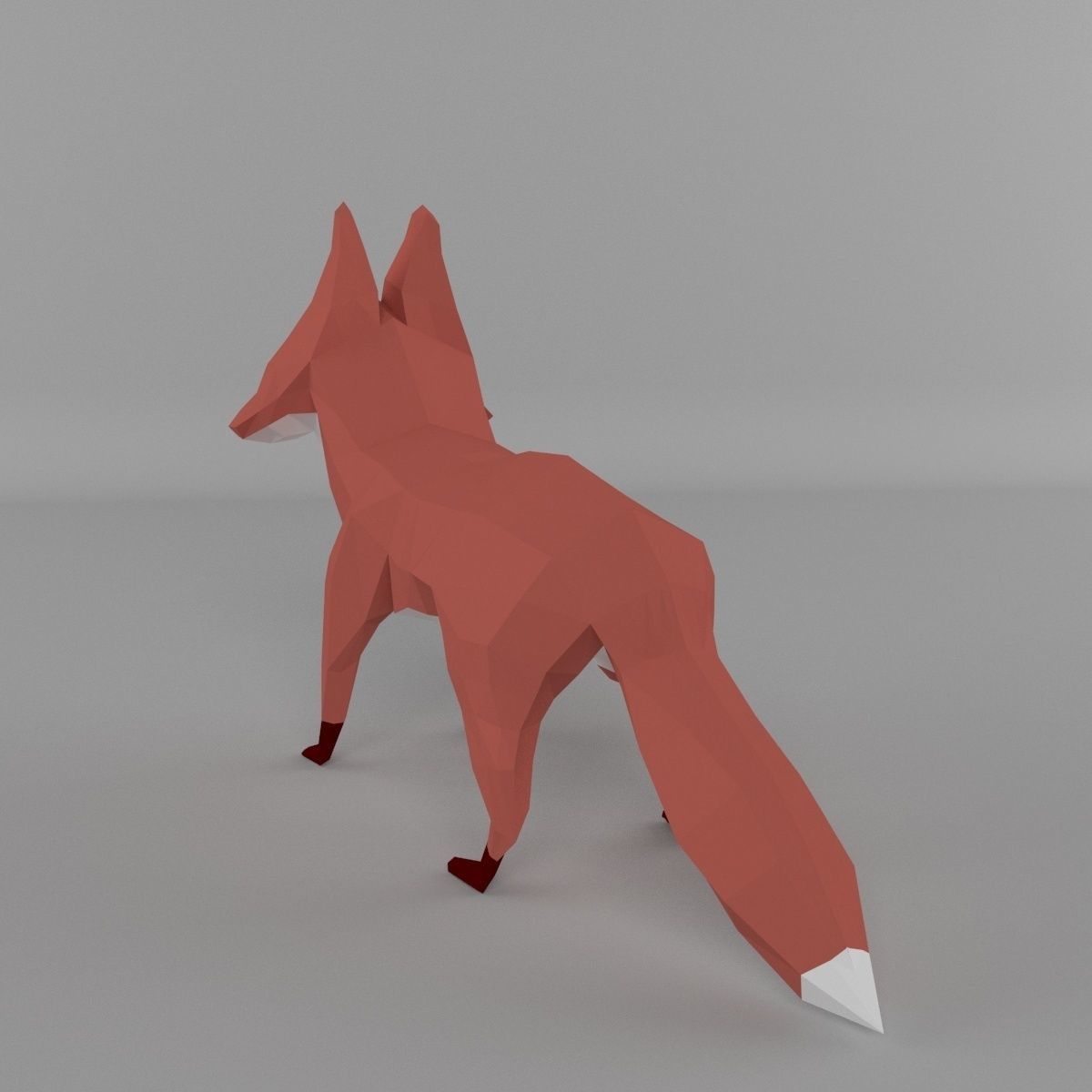 3D model low-polys fox VR / AR / low-poly | CGTrader