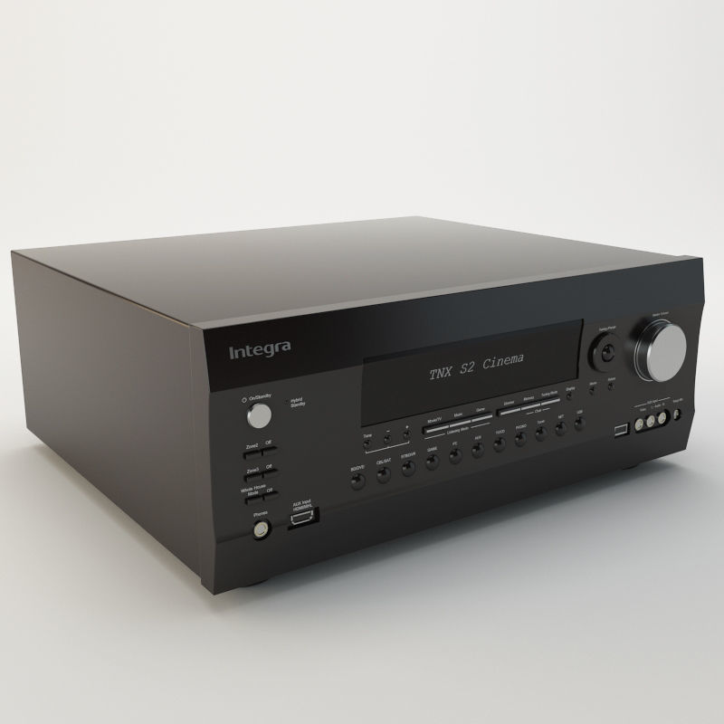 Integra DTR 40 6 receiver 3D model | CGTrader