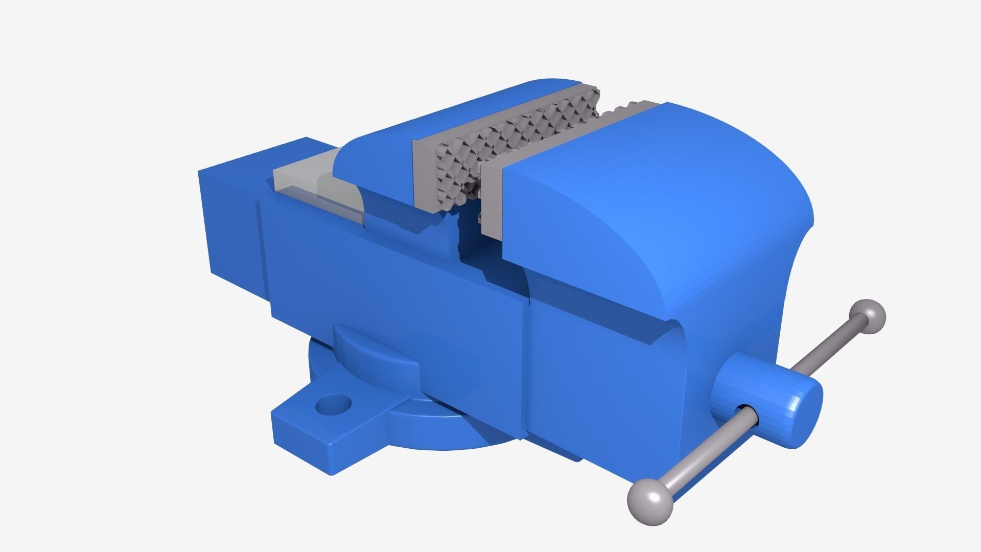 BENCH- MOUNTED VICE 3D model | CGTrader