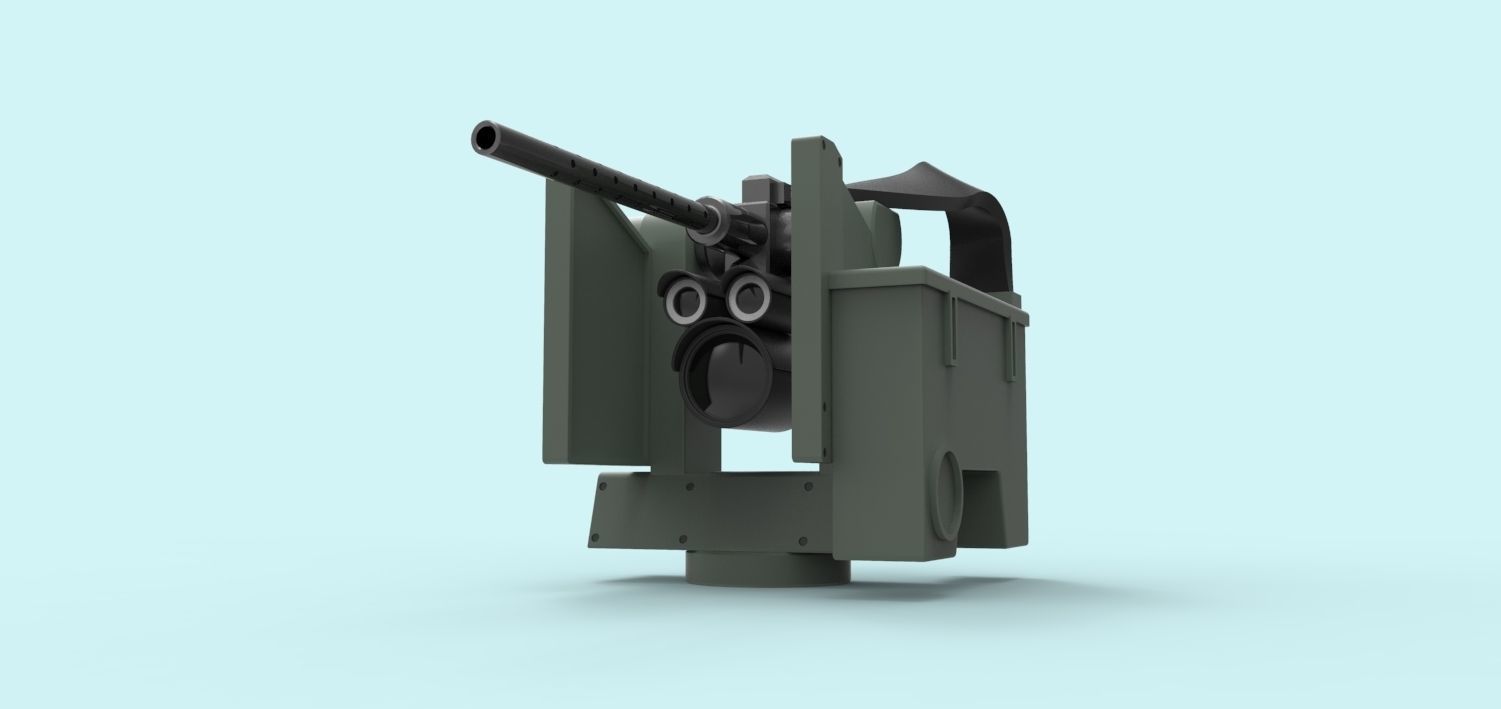 Machine gun 3 3D model | CGTrader