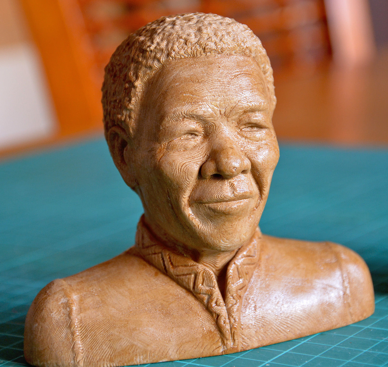 Nelson Mandela 3D print 3D model 3D printable | CGTrader