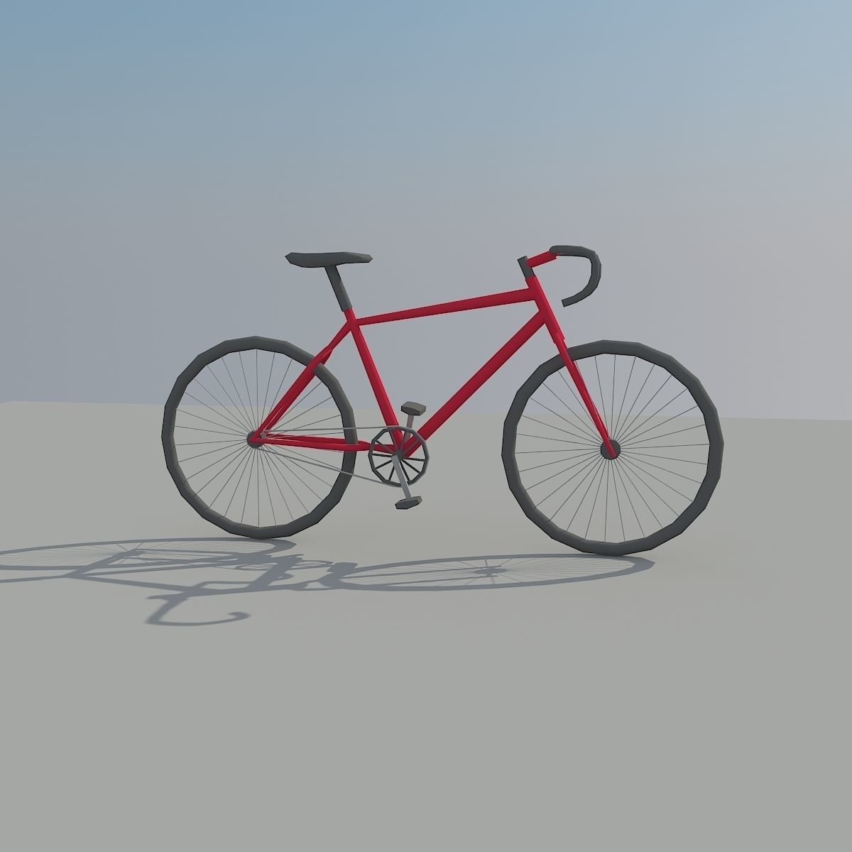 3D model Low Poly Bike bicycle VR / AR / low-poly | CGTrader