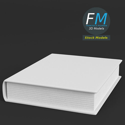 Book closed 2 3D model | CGTrader
