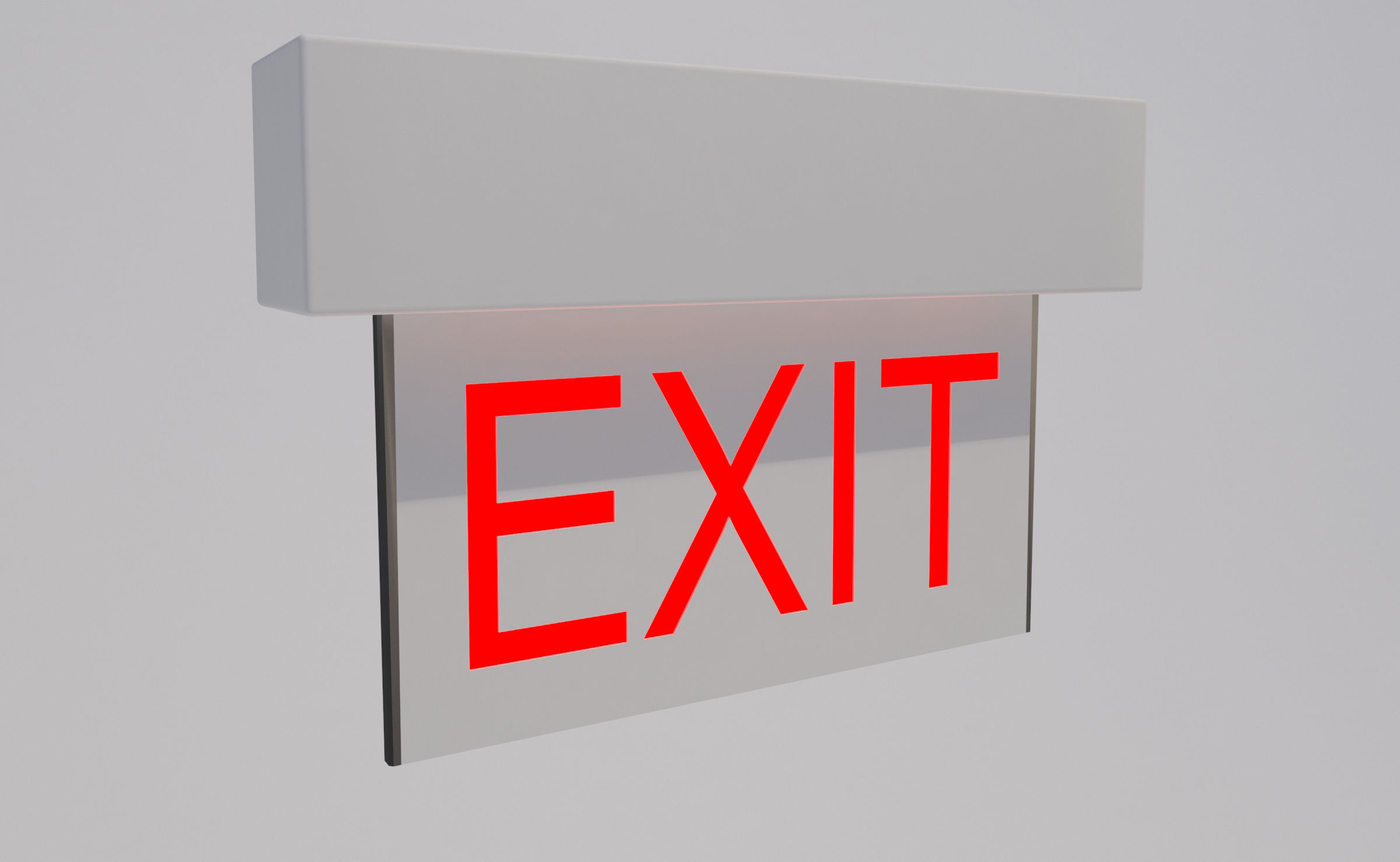 Exit Signs-001 3D model | CGTrader