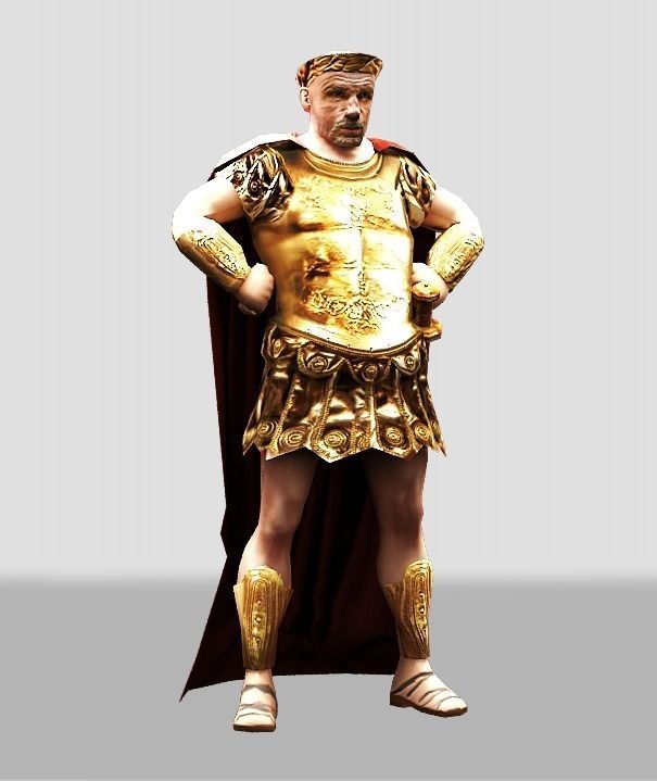 3D model Caesar VR / AR / low-poly rigged animated | CGTrader