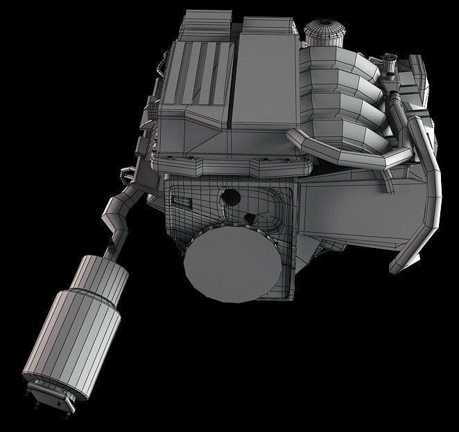 Car Engine 2 3D model | CGTrader