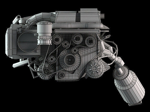 Car Engine 2 3D model | CGTrader