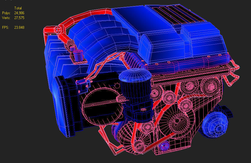 Car Engine 2 3D model | CGTrader