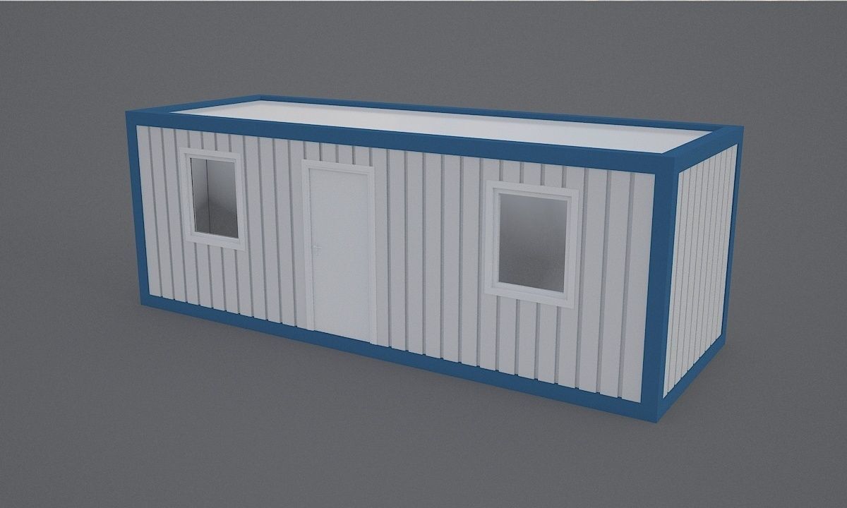 Container house - mobile 3D model | CGTrader