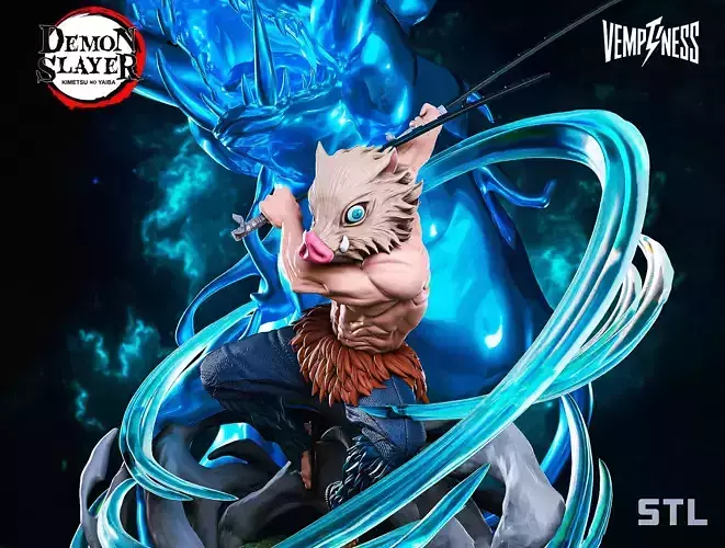 Inosuke Demon Slayer 3D model 3D printable | CGTrader