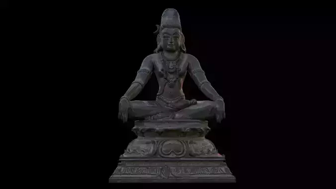 Lord shiva statue sculpture hi poly 3D model | CGTrader