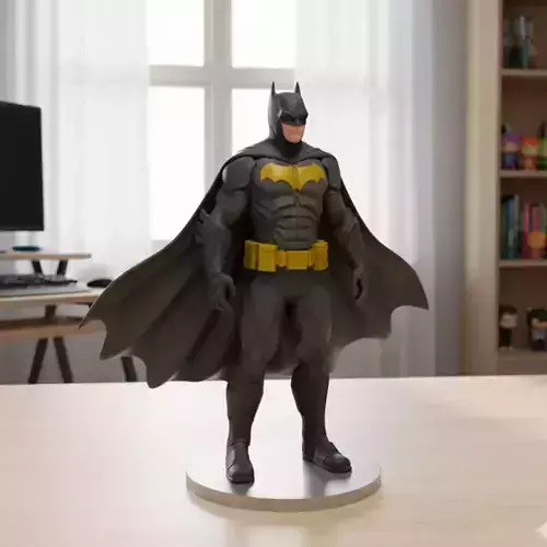 Batman 5 DC Chibi Figures STL Bundle 3D model 3D printable | CGTrader