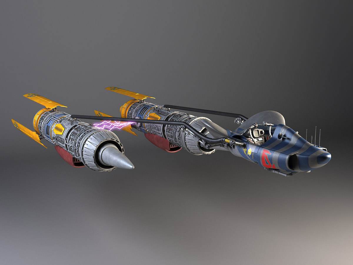 Star Wars Anakin pod racer 3D model | CGTrader
