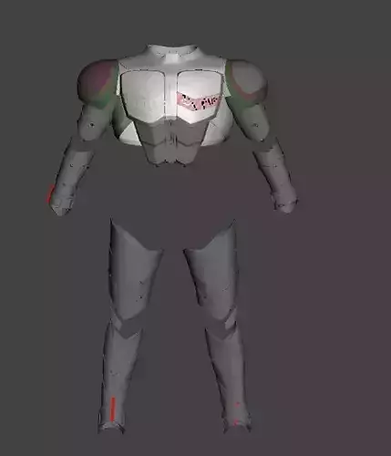 kamen rider W cosplay suit 3D model 3D printable | CGTrader