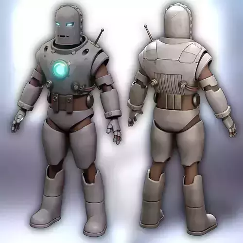 Marvel RIvals Iron Man Mark 1 helmet armor 3D model 3D printable | CGTrader