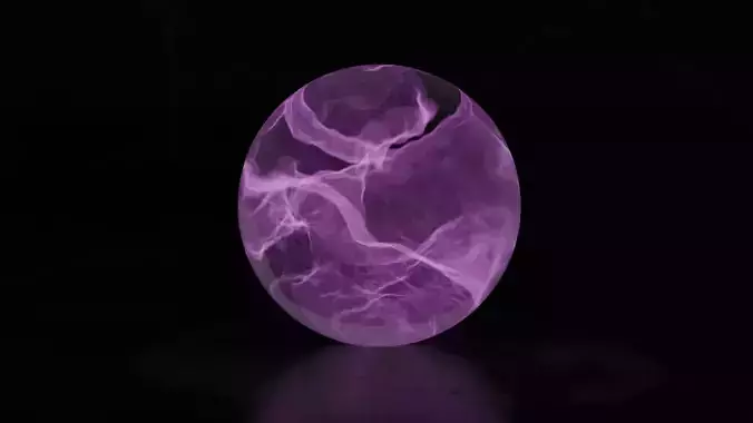 3D model Glass Plasma Orb Animation VR / AR / low-poly | CGTrader