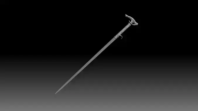 Scholar Thrusting Sword - Nightreign weapon 3D model 3D printable ...