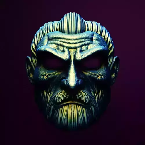 Frankenstein Male Mask 3D Printable STL File 3D model 3D printable ...