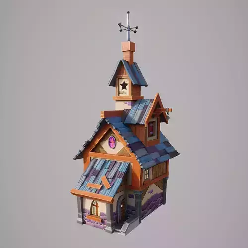 3D model Christmas House VR / AR / low-poly | CGTrader