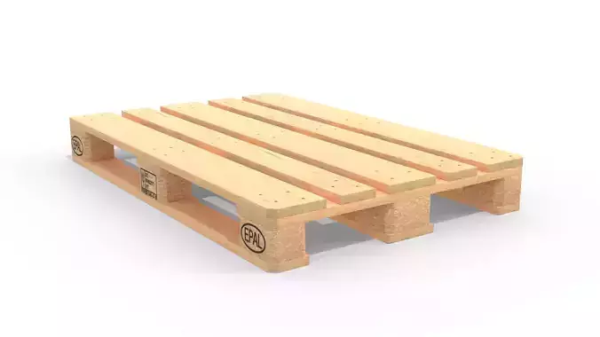 EPAL Euro Pallet 3D model | CGTrader