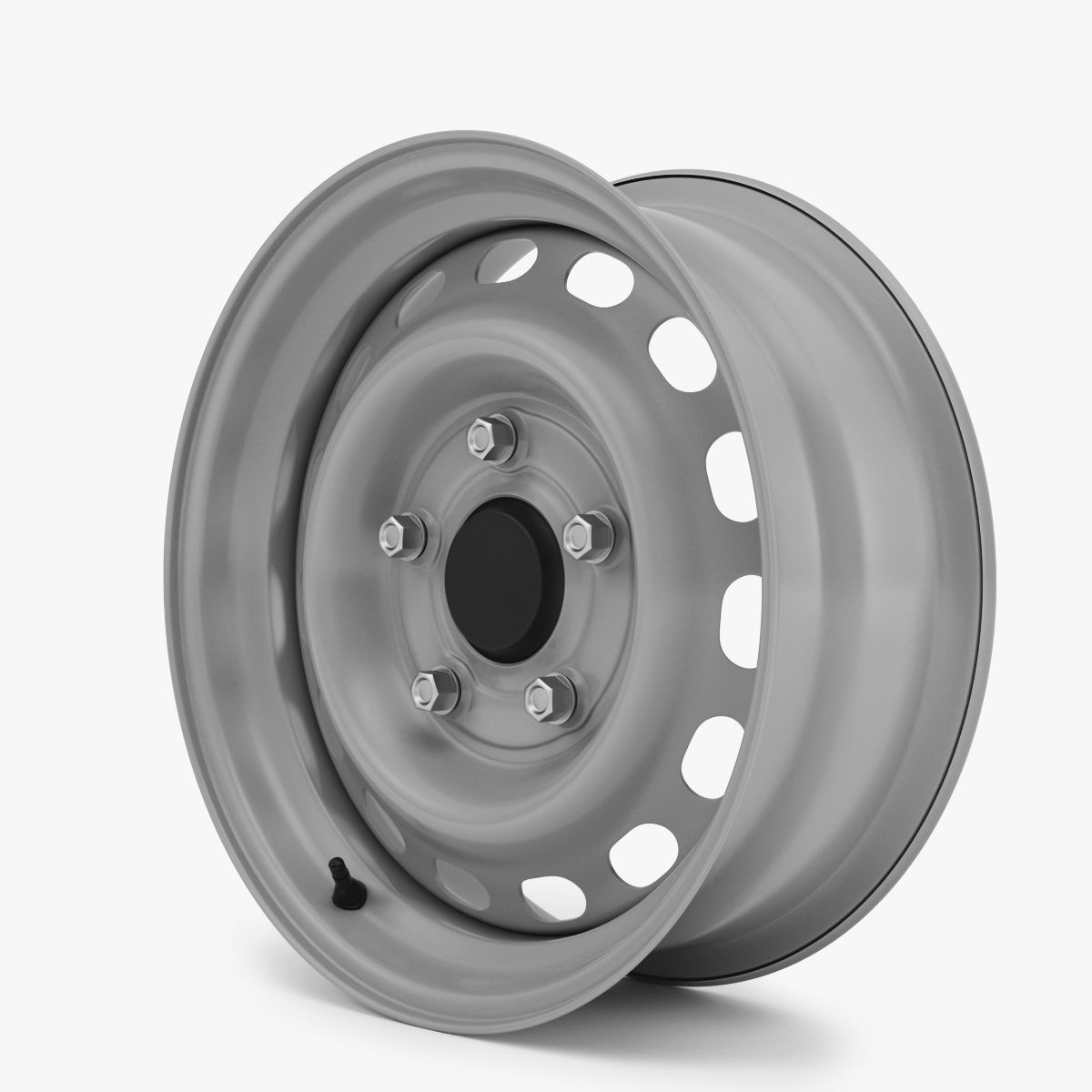 Steel Wheel Rim 3D model | CGTrader