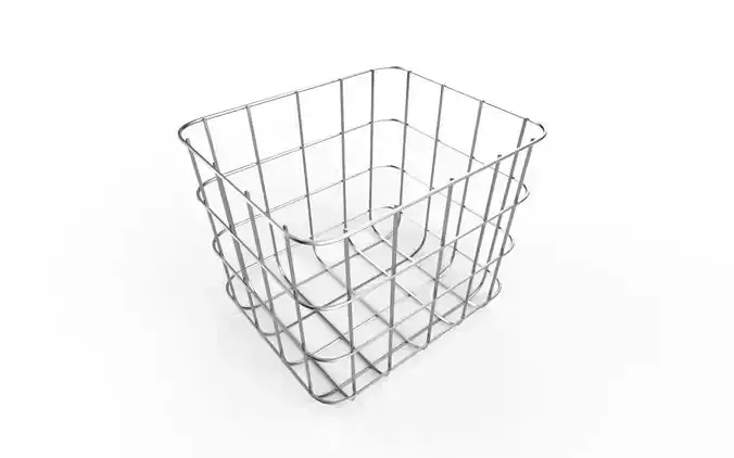 3D model Wire Bin M08 VR / AR / low-poly | CGTrader
