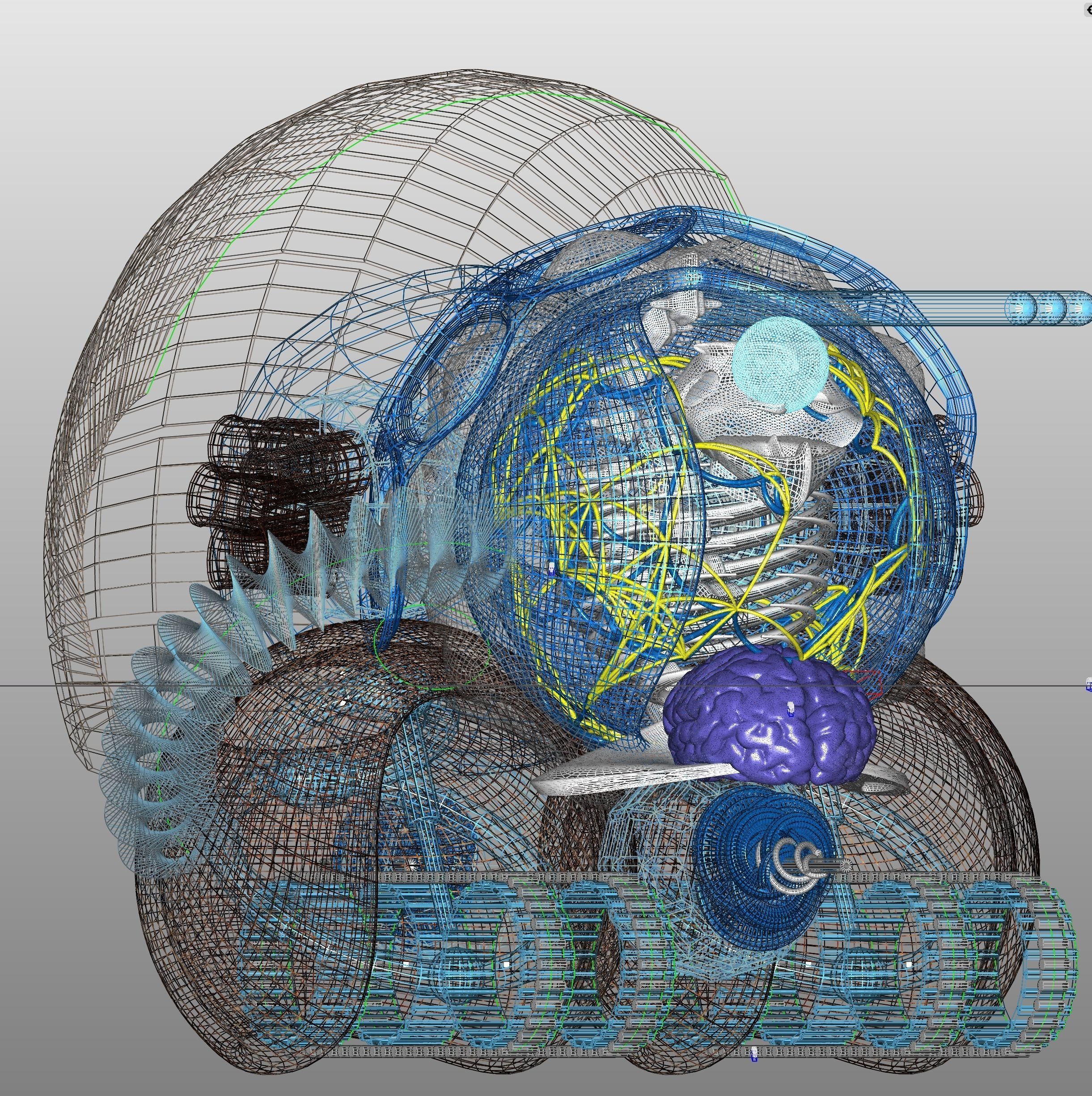 Spacecraft TETRON free 3D model | CGTrader