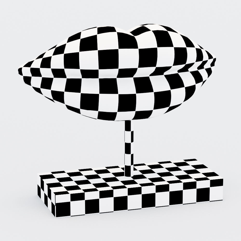 Figurine Lips 3D model | CGTrader