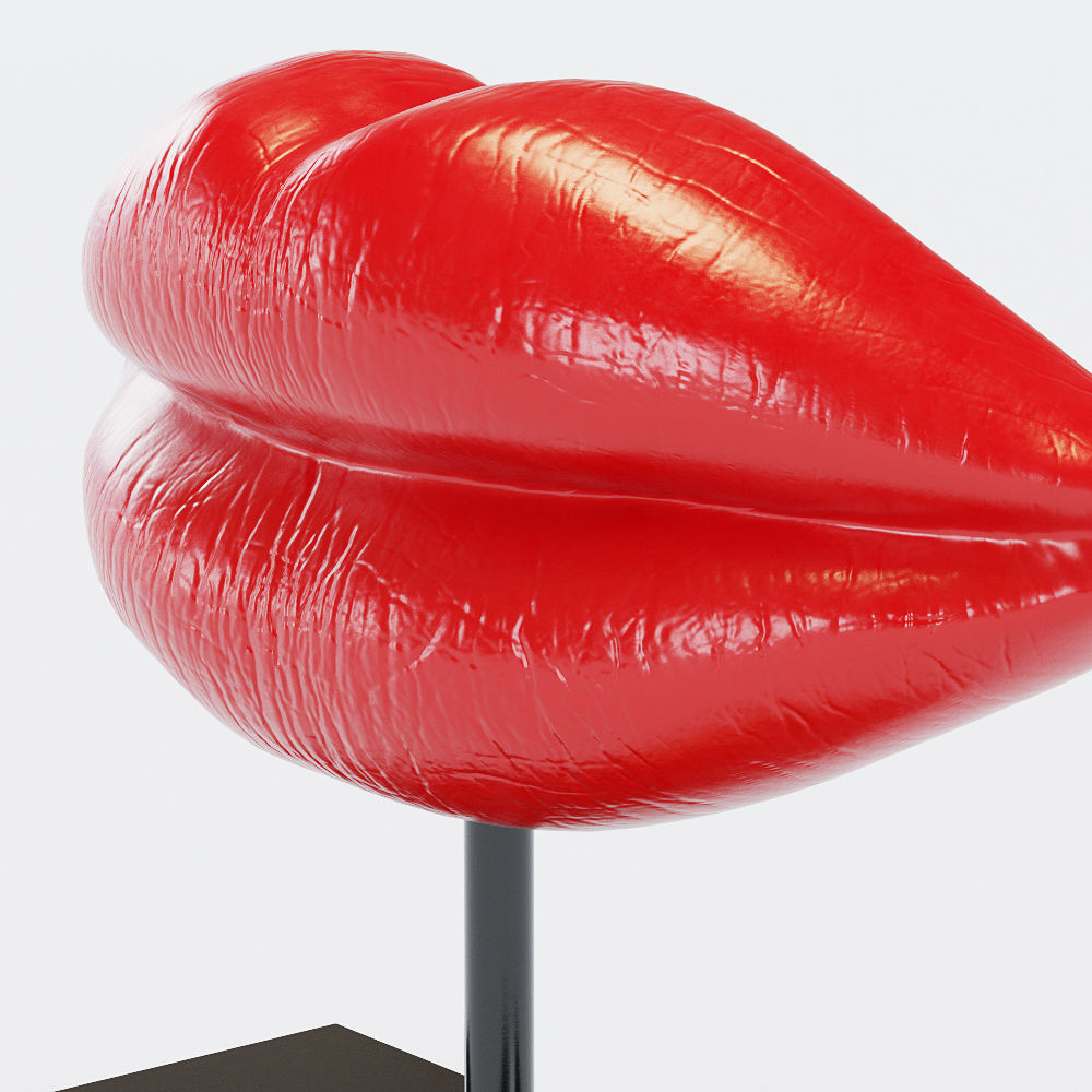 Figurine Lips 3D model | CGTrader