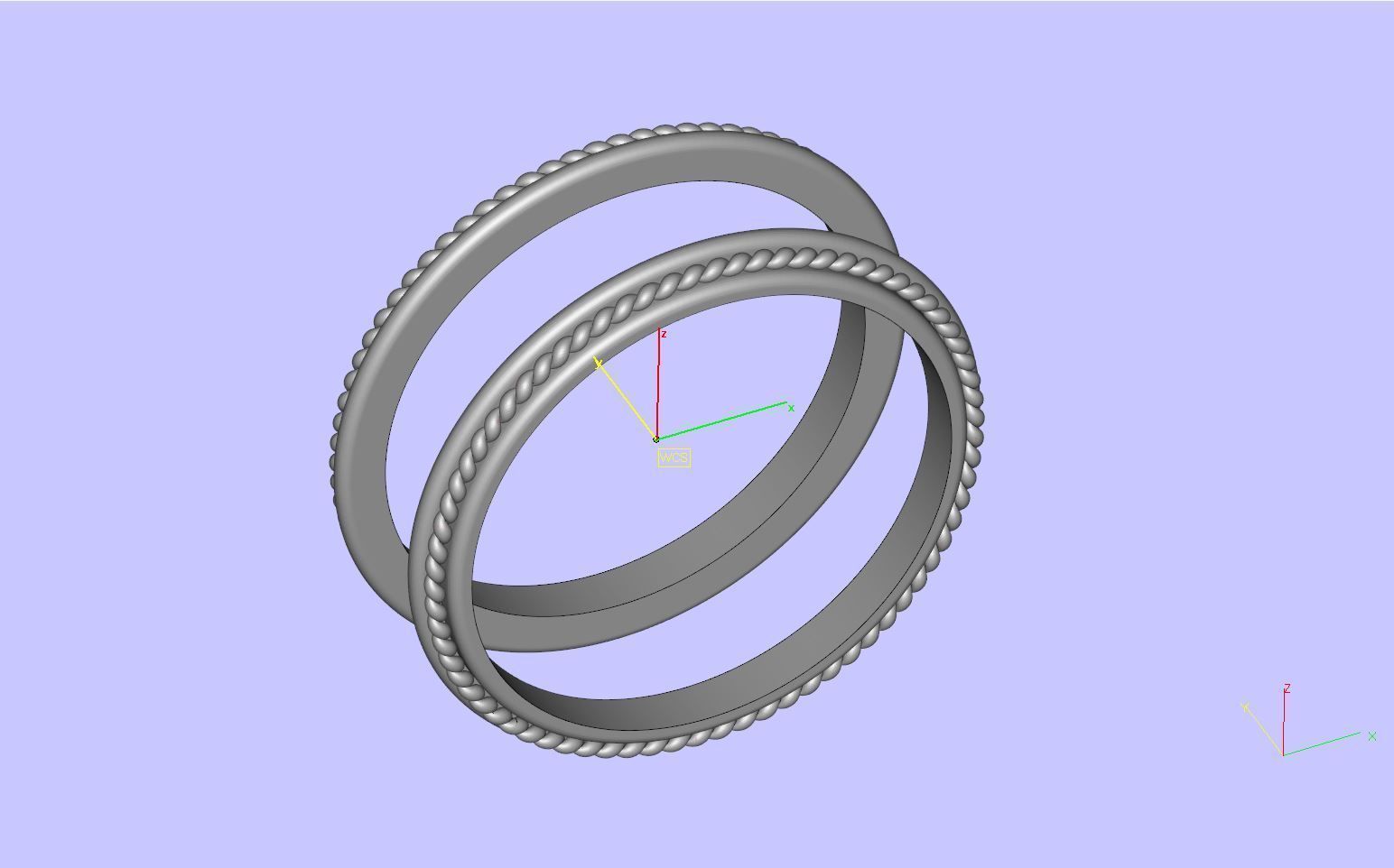 Female ring 3D model 3D printable | CGTrader