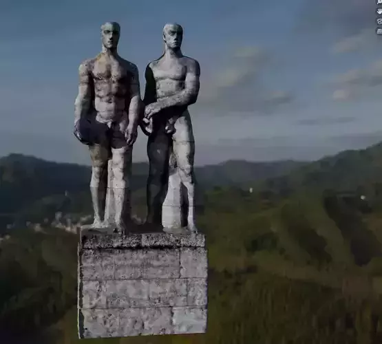 Berlin 1936 Olympic Games statues of perfect people ww2 3D model | CGTrader
