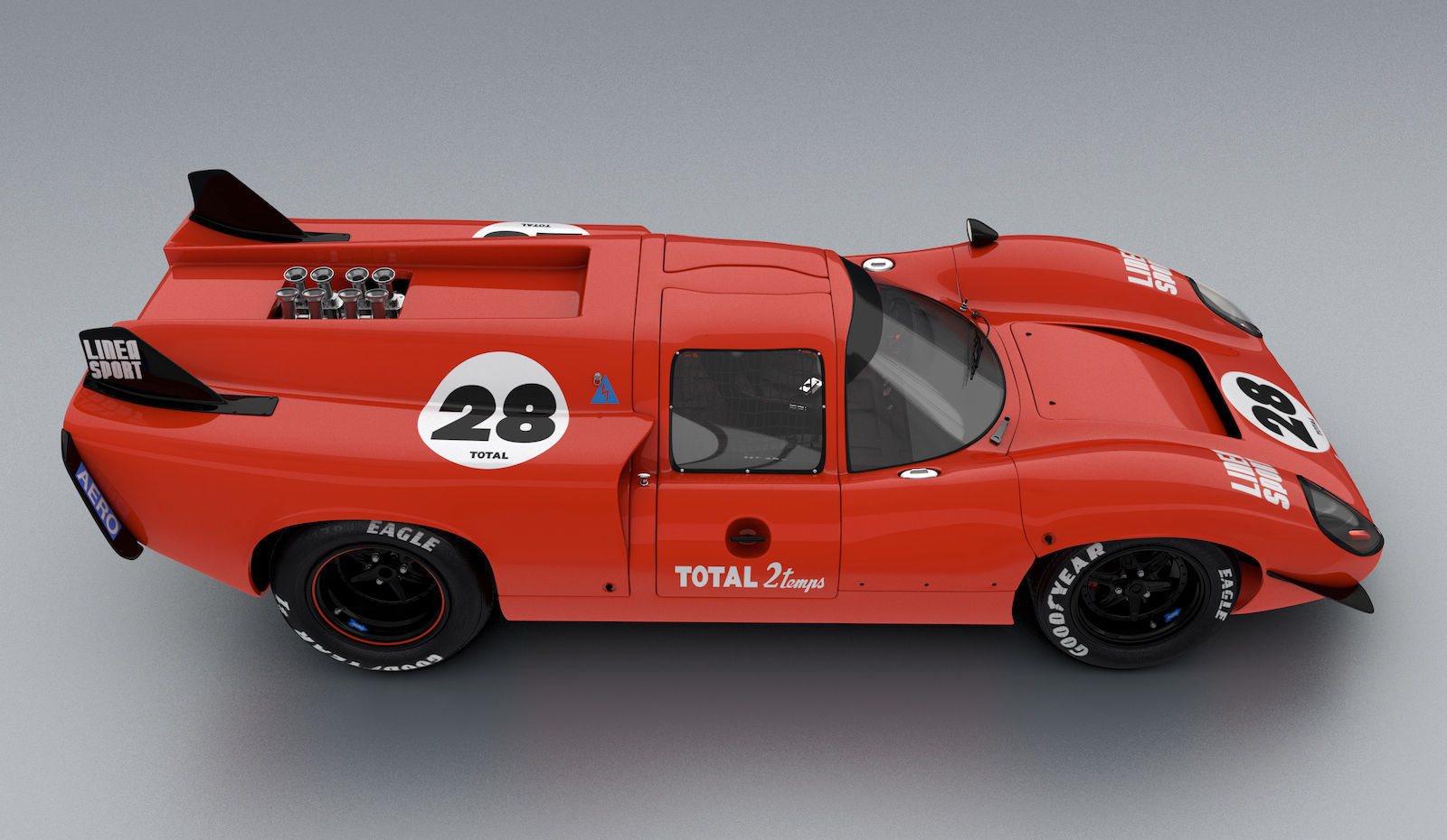 Lola MK III T70 Racing Car 3D model | CGTrader