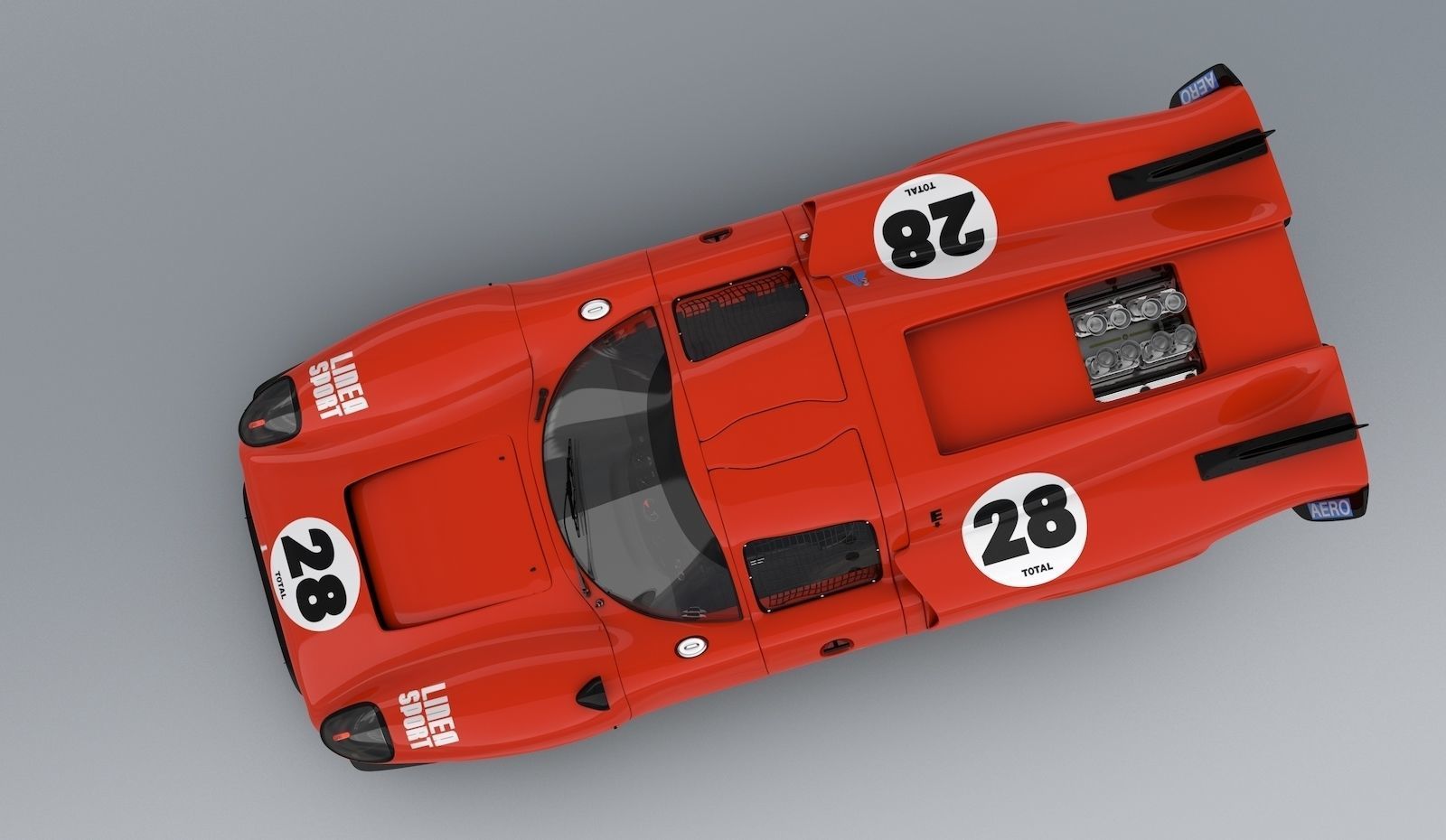 Lola MK III T70 Racing Car 3D model | CGTrader