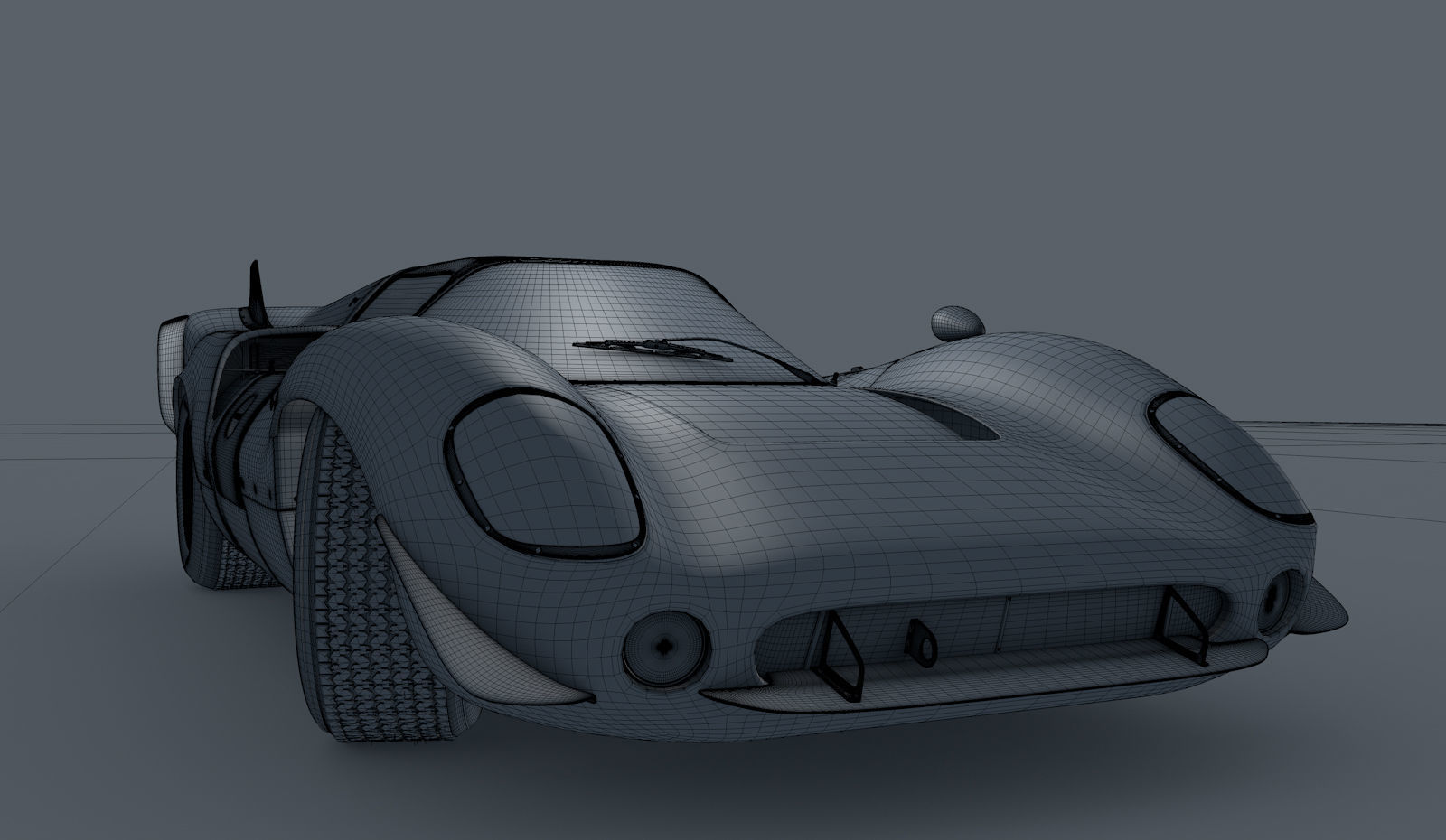 Lola MK III T70 Racing Car 3D model | CGTrader