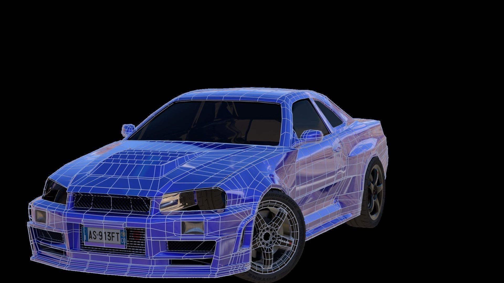 WIP skyline free 3D model | CGTrader
