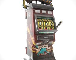 Electronic Slot Machine 3D Model | CGTrader.com