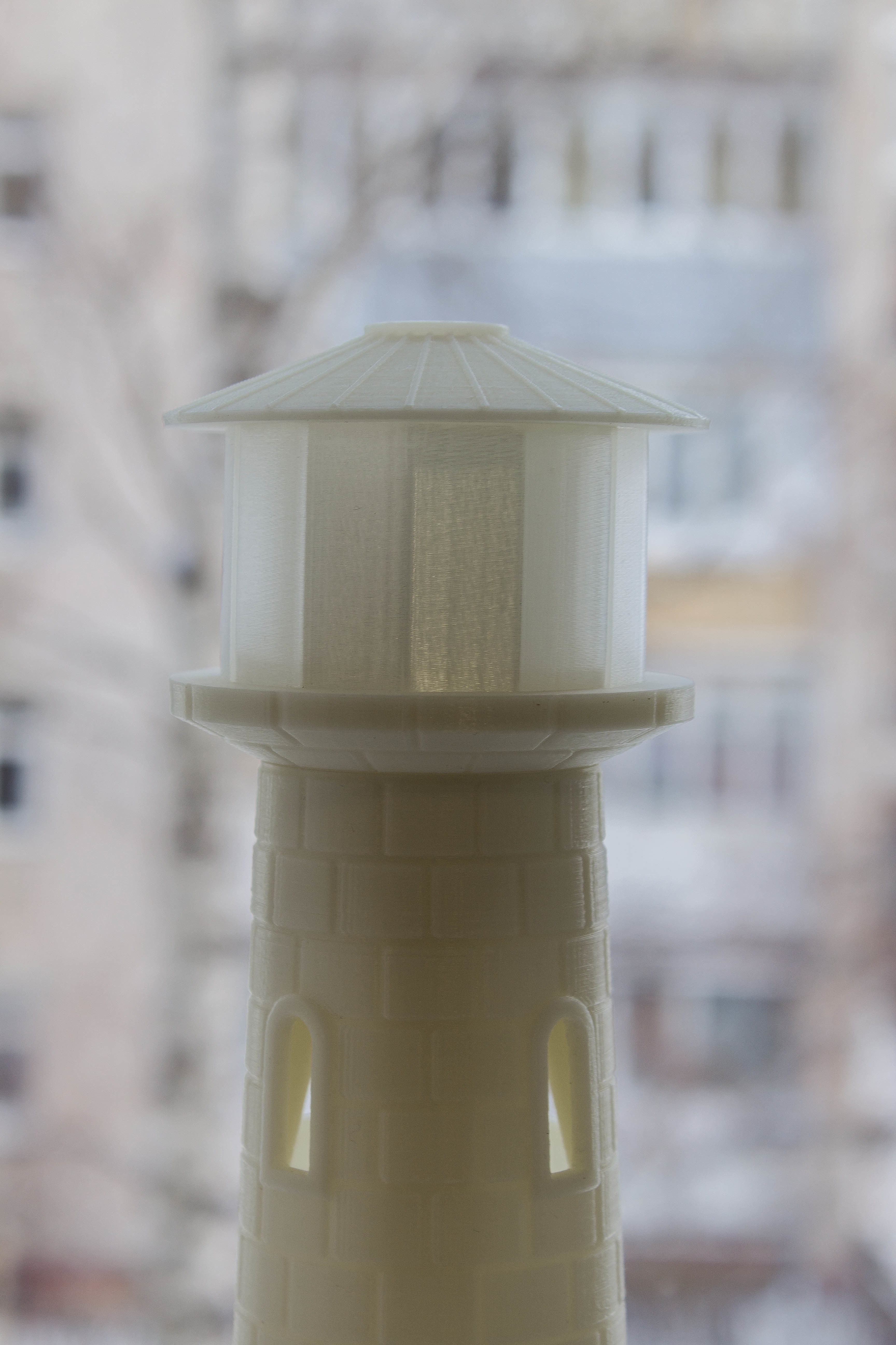 Lighthouse LED Lamp 3D model 3D printable | CGTrader