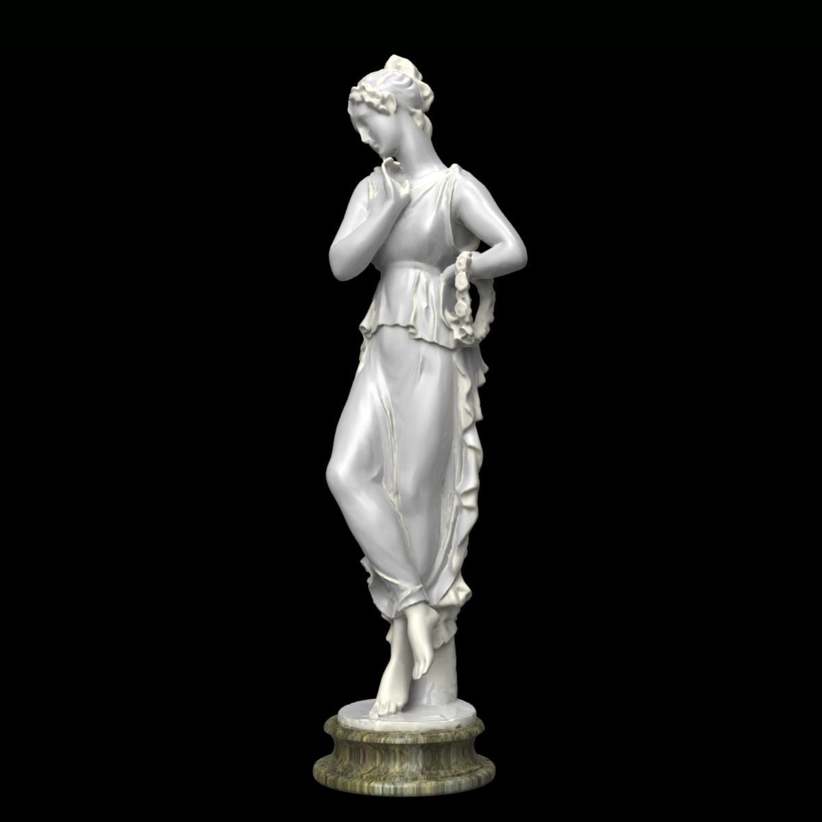 Statue - Roman Goddess - Flora 3D model | CGTrader