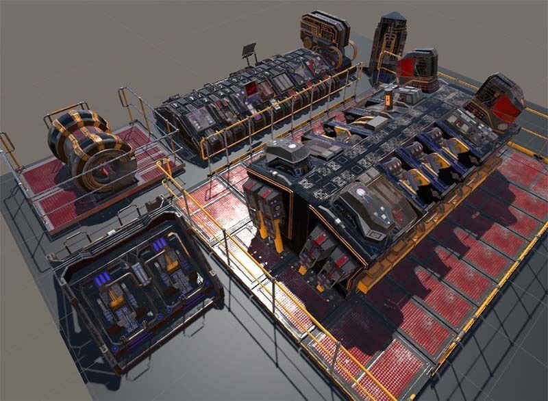 3D model SCI-FI Devices Kit VR / AR / low-poly | CGTrader