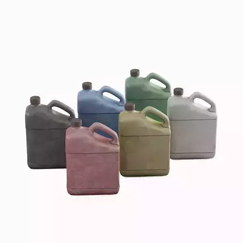 3D Model Collection Plastic Jerrycan Pack VR / AR / low-poly | CGTrader