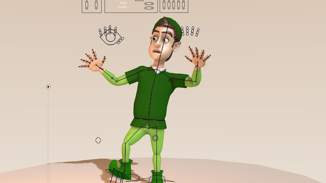 3D model Cartoon Elf rigged - blender only VR / AR / low-poly | CGTrader