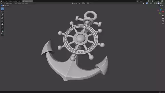 Anchor 2 3D model 3D printable | CGTrader