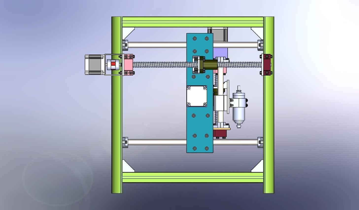 mini CNC machine 3D model | CGTrader